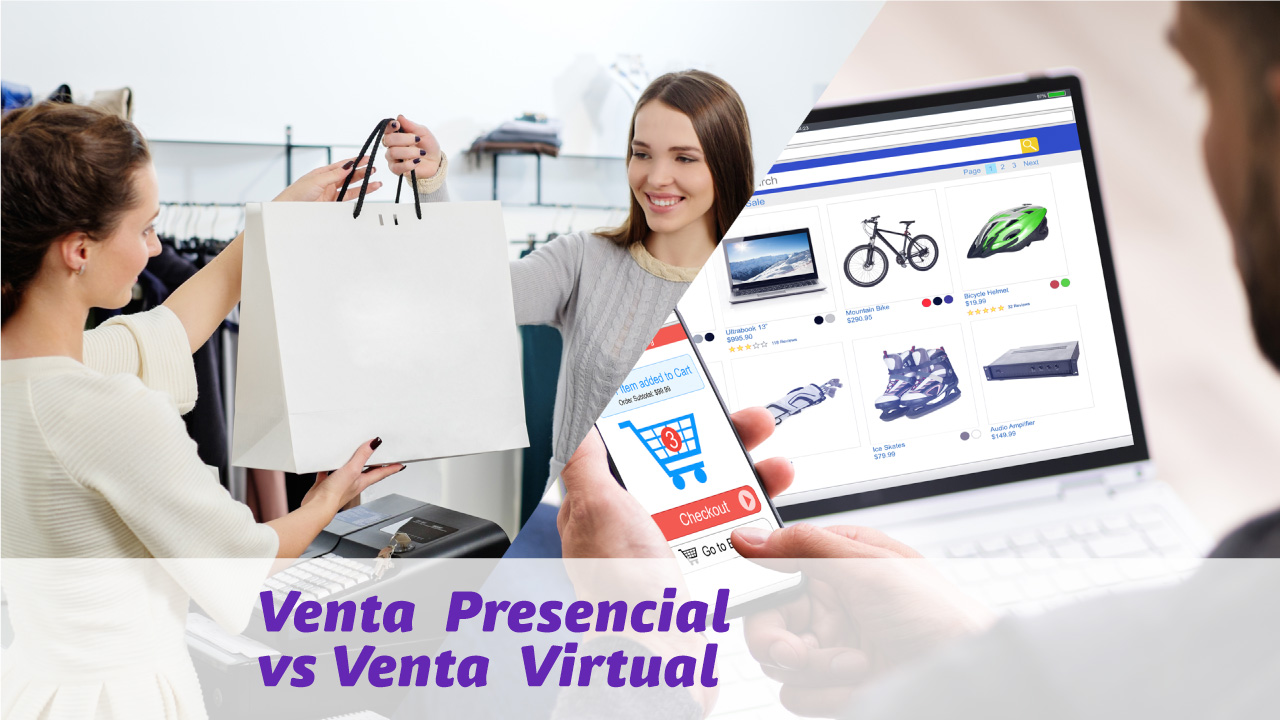 Ventas presenciales Vs Ventas virtuales. Curso presencial 10-20